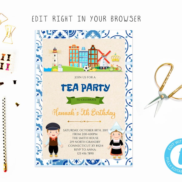 Dutch Theme Party - Etsy