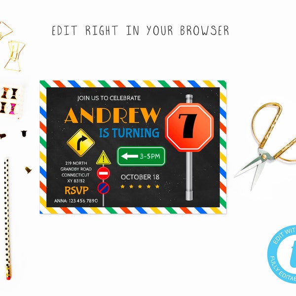 Road Sign Party - Etsy