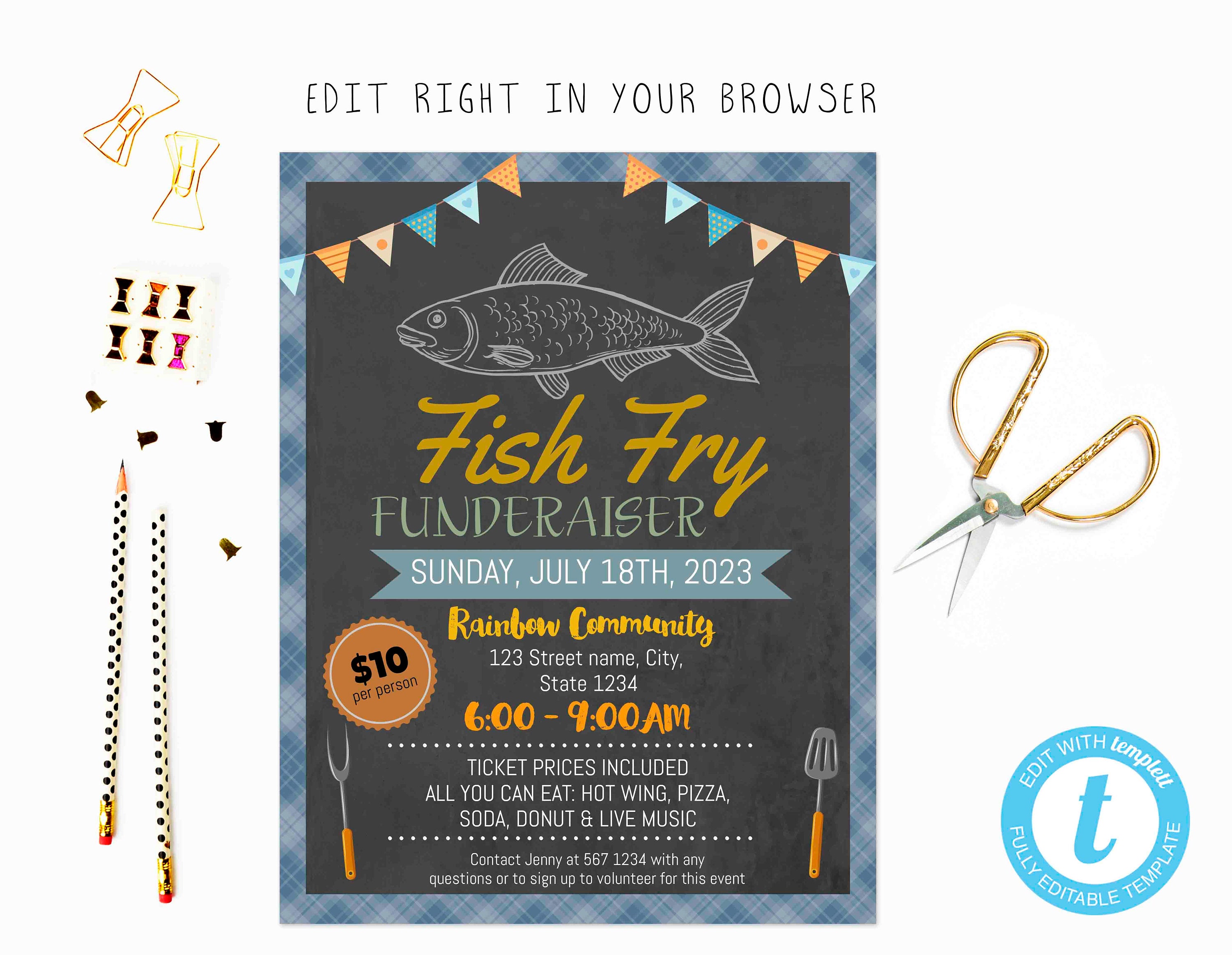 Fish Fry Template