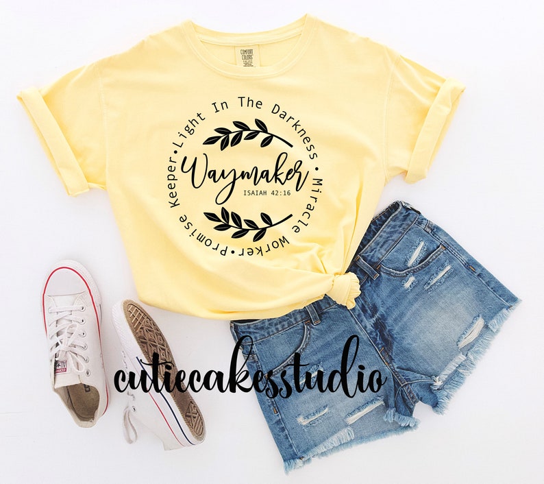 Waymaker Shirt Christian Shirt Way Maker Shirt Ladies - Etsy