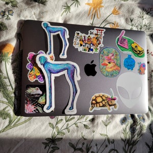 Big Weirdcore Cursed Dog Artist Sticker Vinyl Decal | Strange Lorge ...