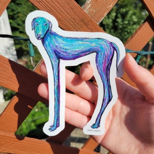 Big Weirdcore Cursed Dog Artist Sticker Vinyl Decal | Strange Lorge ...