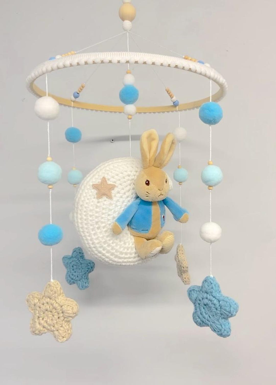Peter Rabbit Beatrix Potter Theme Nursery Cot Mobile - Etsy