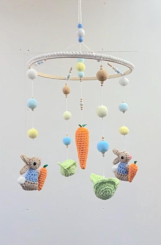 Beautiful Peter Rabbit Beatrix Potter Themed Hand Crocheted Baby ...