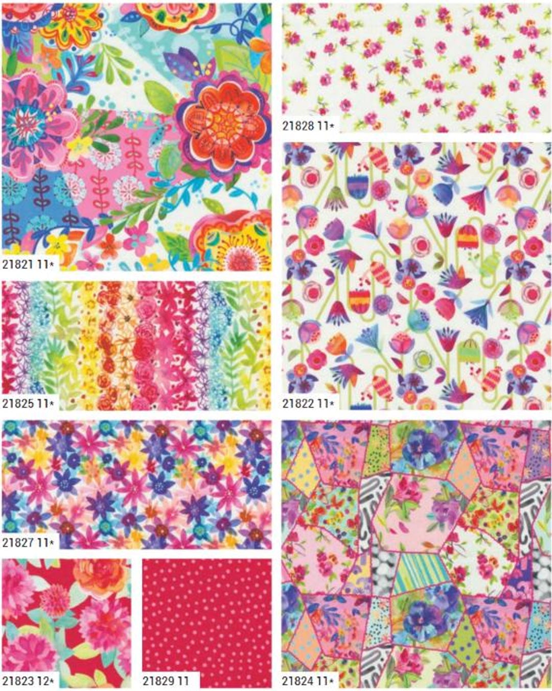 MODA- Flower Patches - Etsy