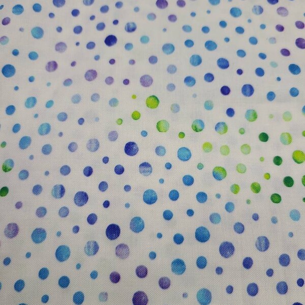 Watercolor Dot Fabric - Etsy