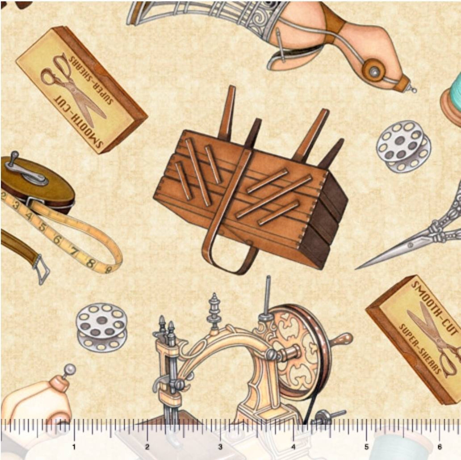 Sewing Notions Fabric Cotton Prints - Etsy UK