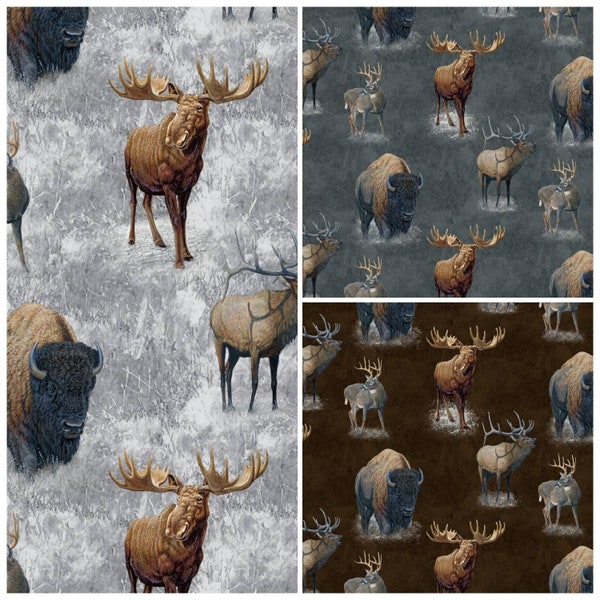 Elk Fabric - Etsy