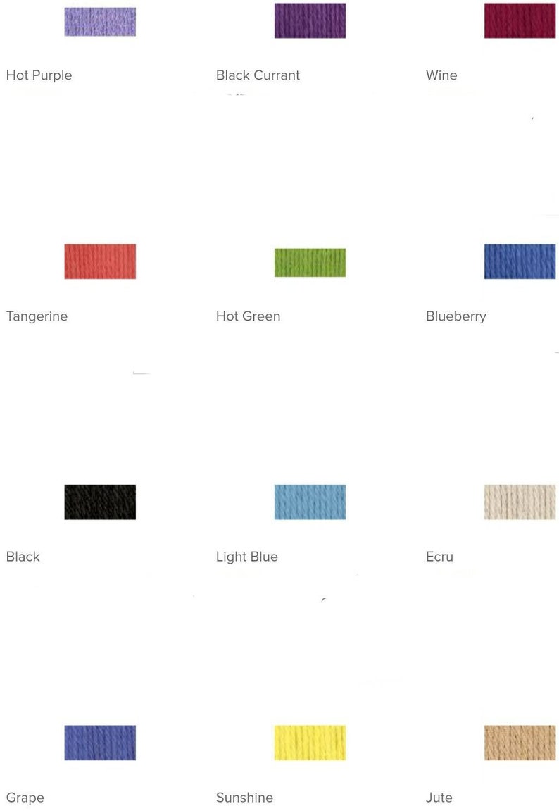 Lily Sugar'n Cream Yarn Solids Multiple Colors - Etsy