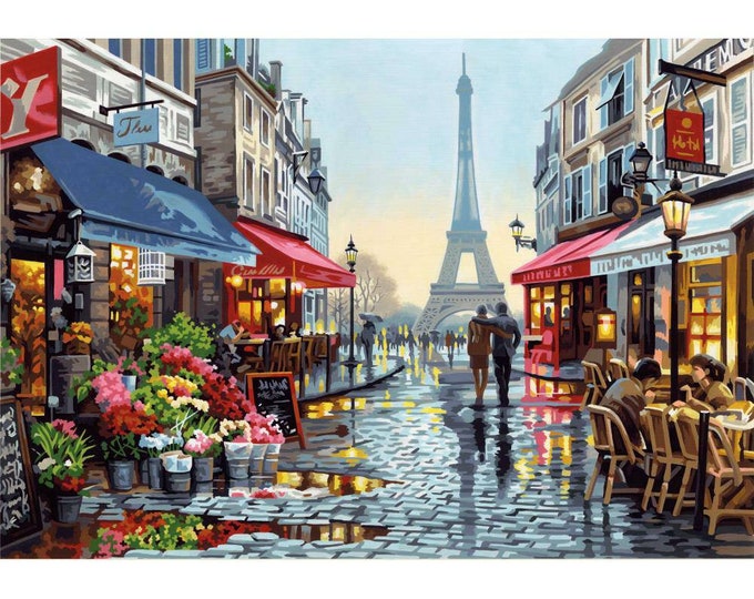 Paint Works Paint by Number Kit 20x14 Board - Etsy