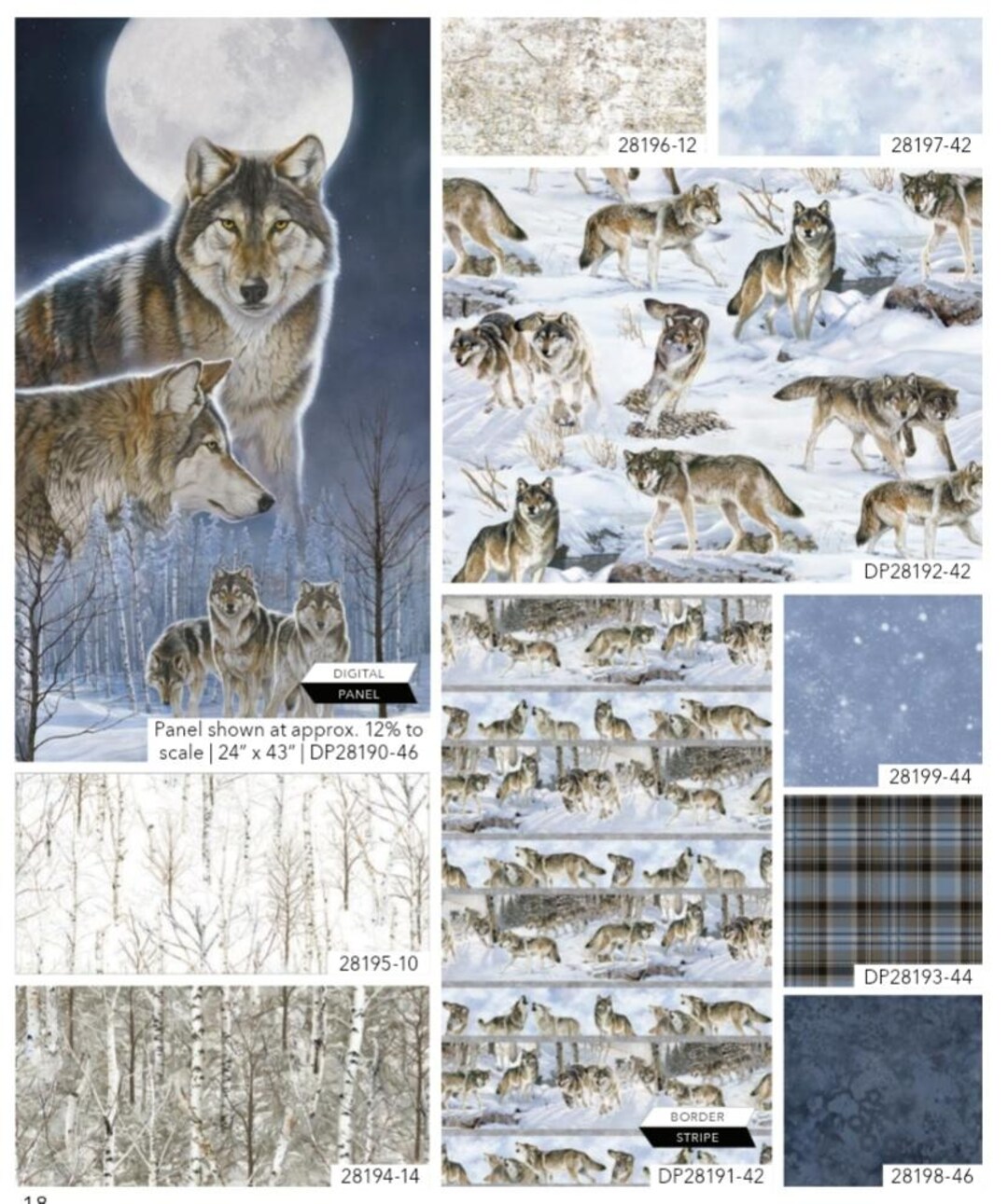 Northcott Wolf Wild Fabric Line - Etsy