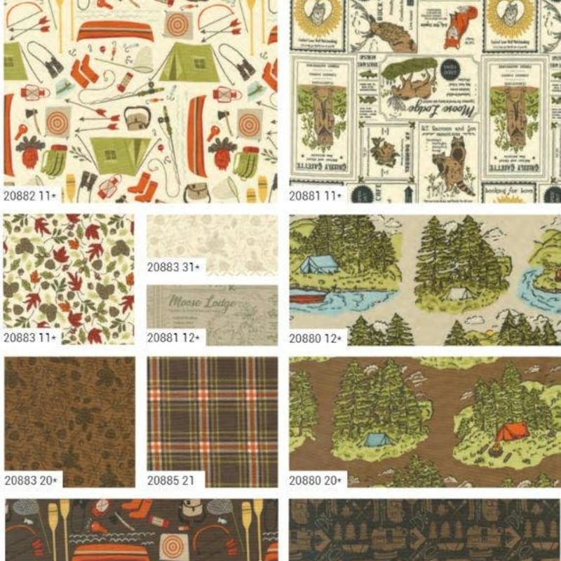 The Great Outdoors by Moda Fabric - Etsy