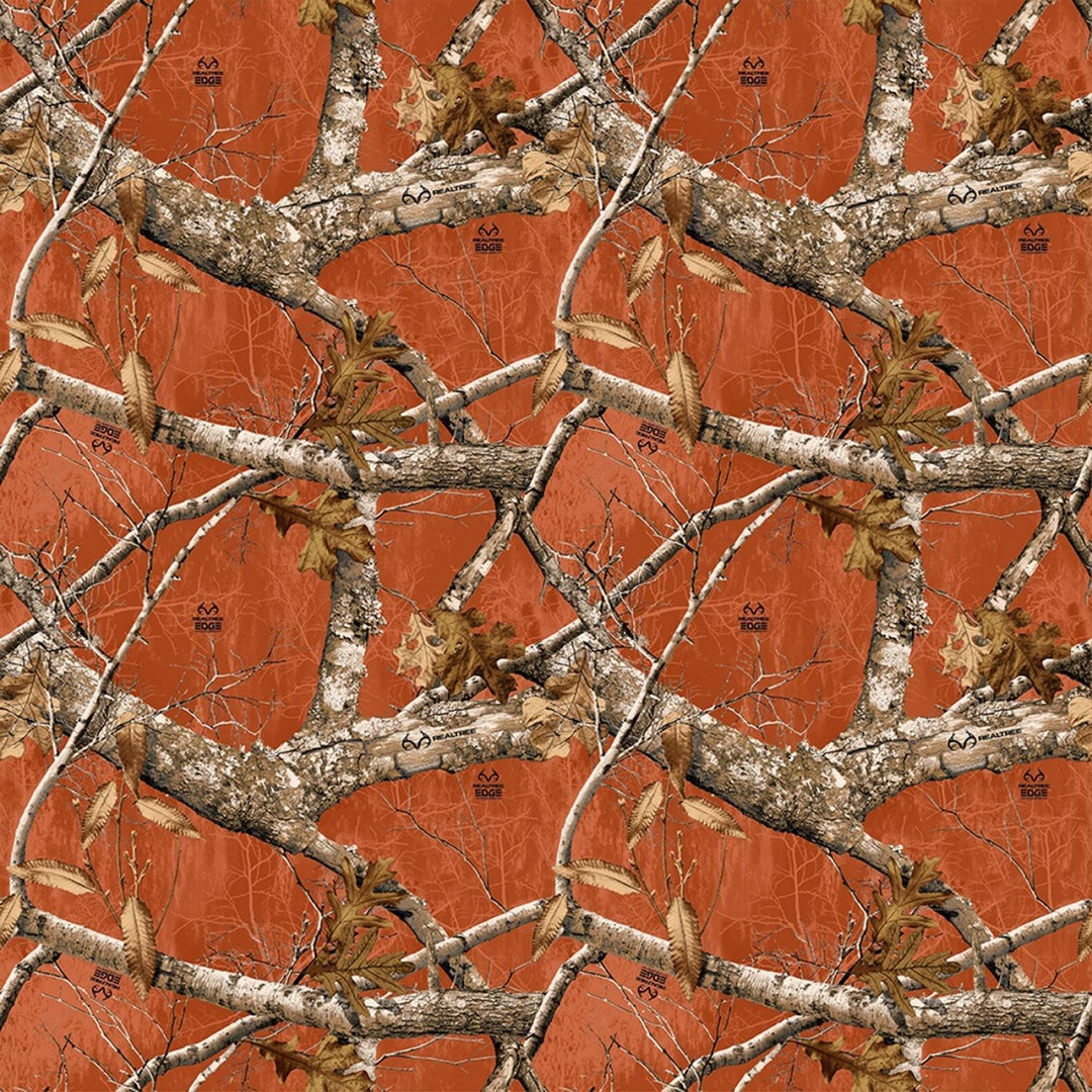 REAL TREE Cotton Fabric Print Multiple Colors - Etsy