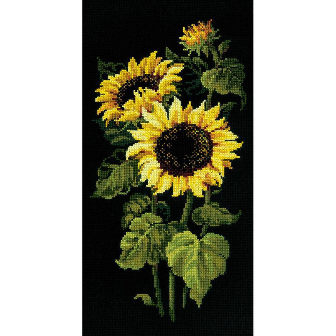 Sunflower Counted Cross Stitch Kit - Etsy