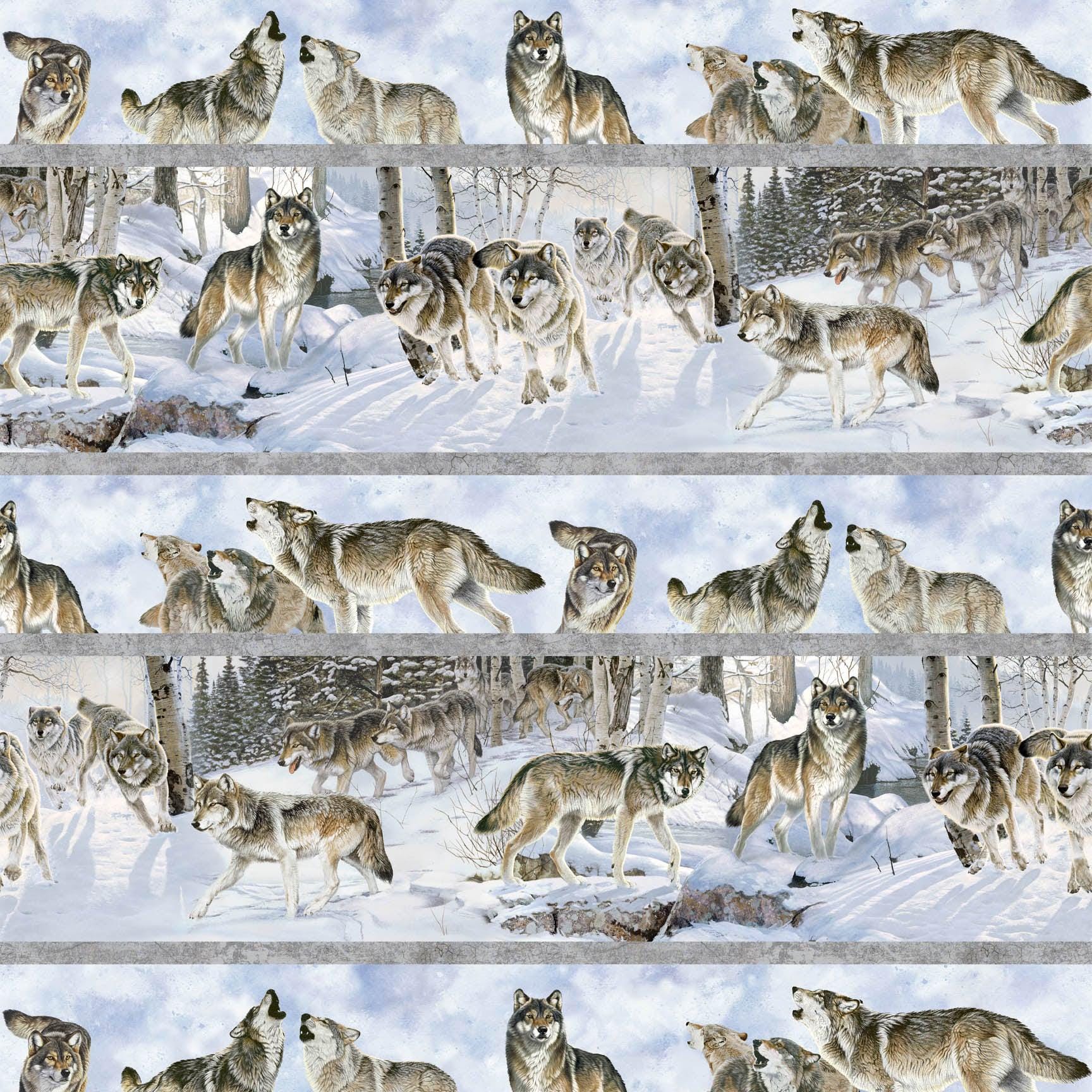 Northcott Wolf Wild Fabric Line - Etsy