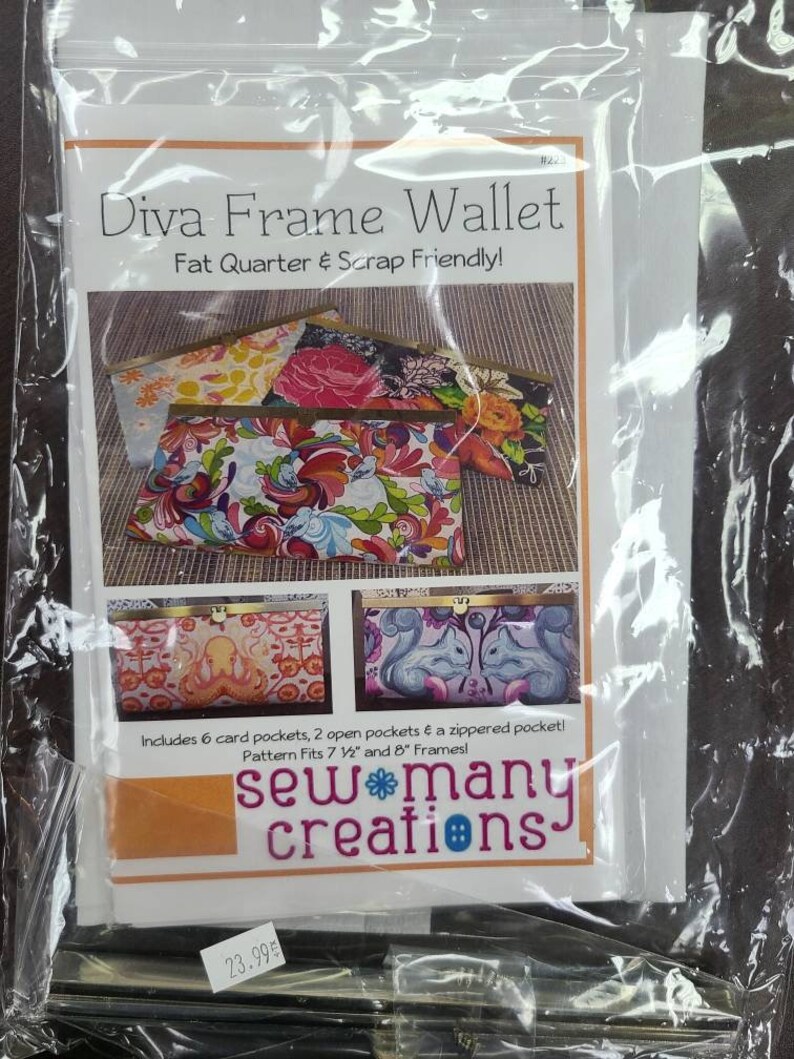 Diva Frame Wallet Kit - Etsy