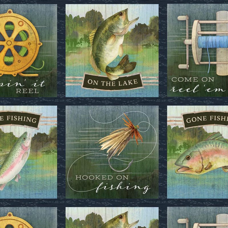 Fish Fabric - Etsy