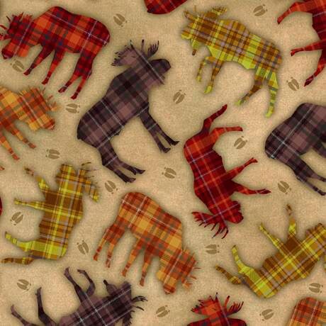 Magnificent Moose Fabric Collection - Etsy