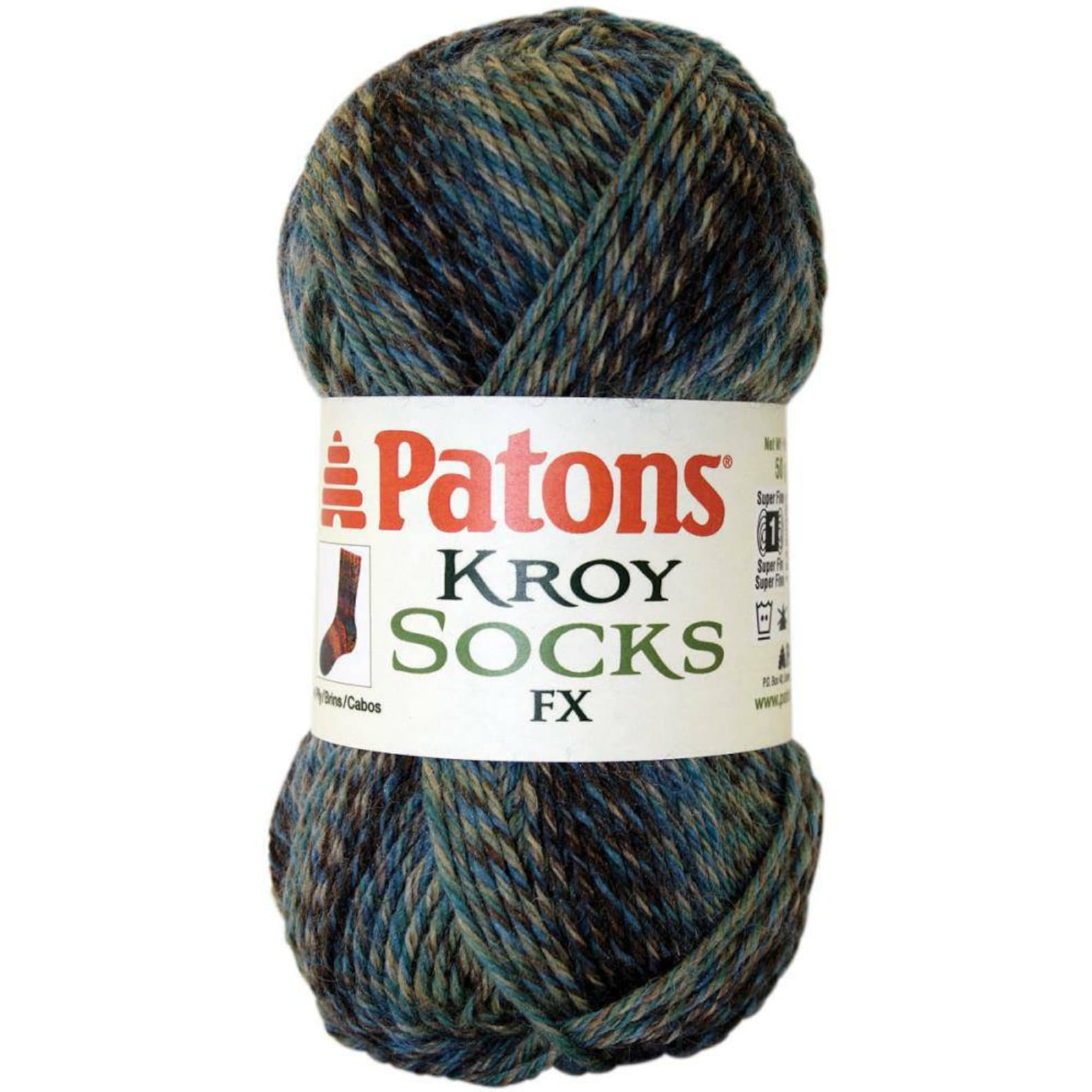 Patons Kroy Socks FX Yarn | Etsy