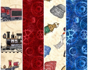 Train Fabric | Etsy