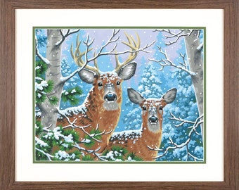Deer Paint by Number - Etsy