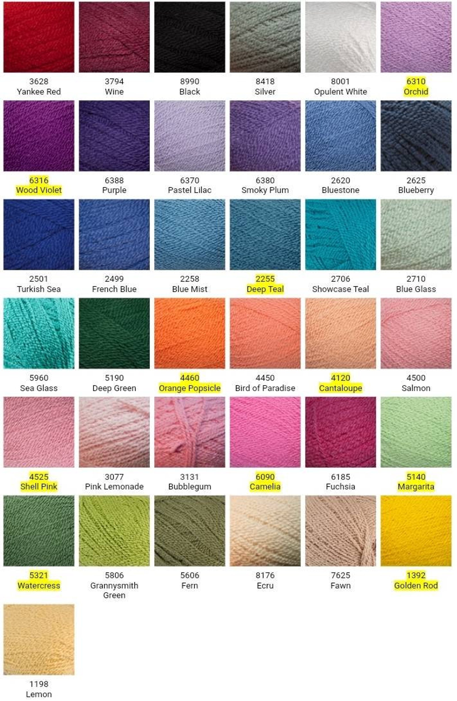 Fixation Solids, Cascade Yarns, Multiple Colors - Etsy