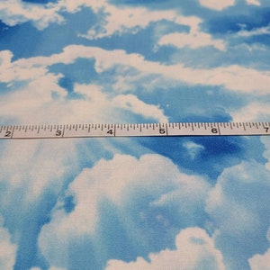 Sky / Clouds Fabric Cotton Prints - Etsy