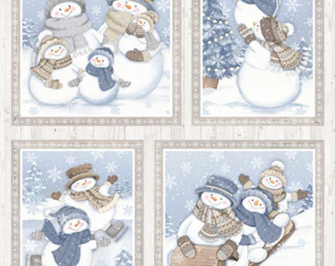 Snow Much Fun Flannel Panel - Etsy