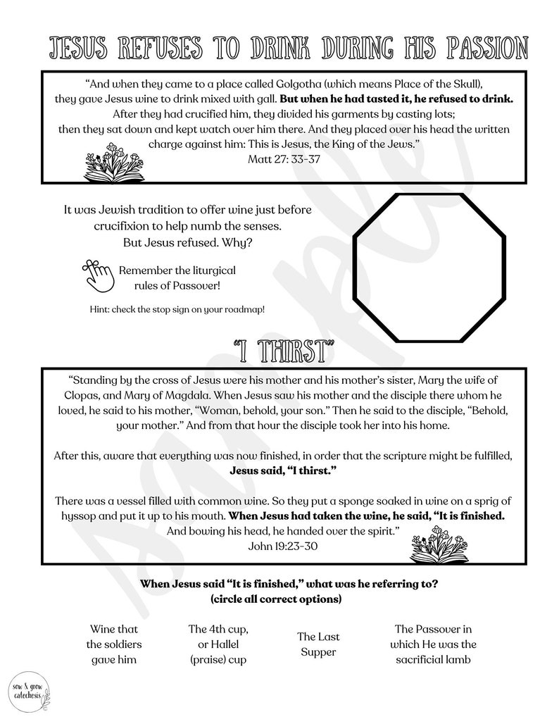 Passion and Passover, Connect the Last Supper to Passover and Mass ...