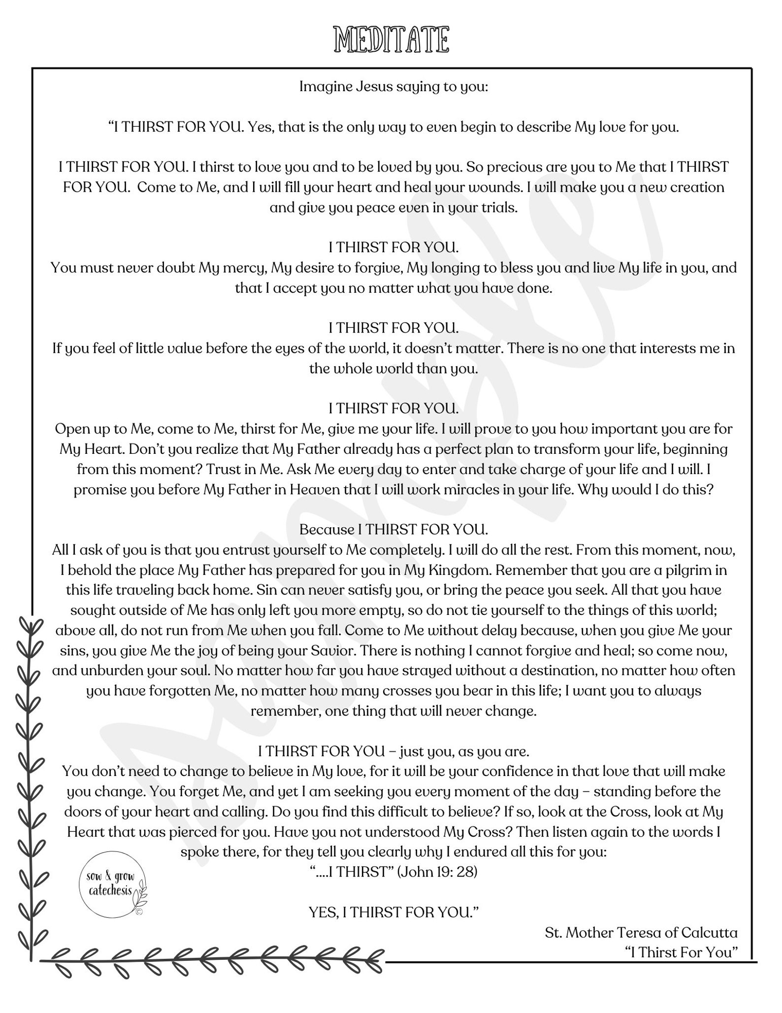 Passion and Passover, Connect the Last Supper to Passover and Mass ...