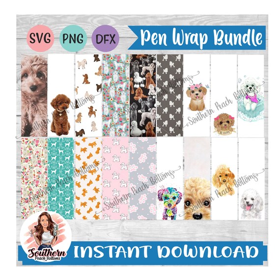 16 Corgie Pen Wraps Waterslides- Printable Vinyl INSTANT DOWNLOAD File ...