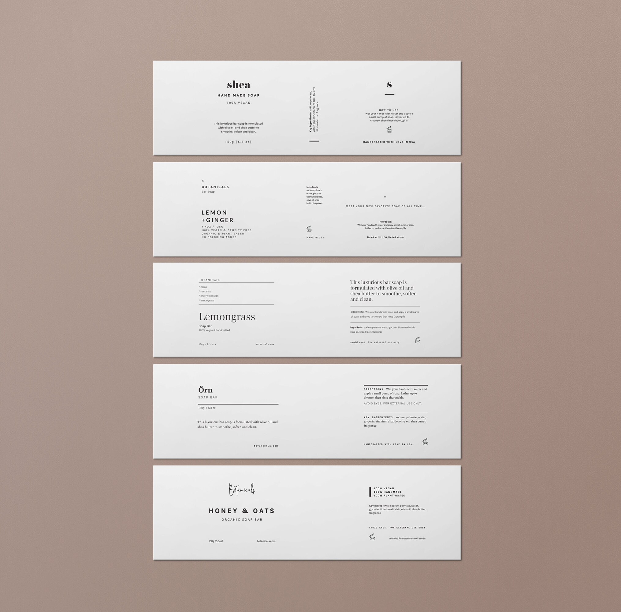 Soap Belly Band Label Template Soap Wrap Around Photoshop Label ...