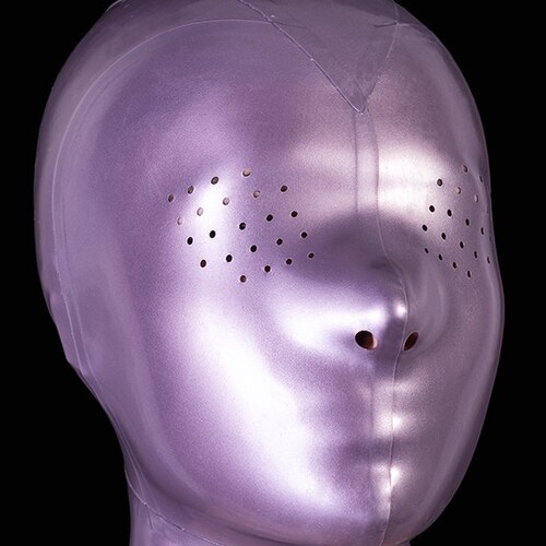 Mask With Perforated Eyes and Mouth Closed - Etsy