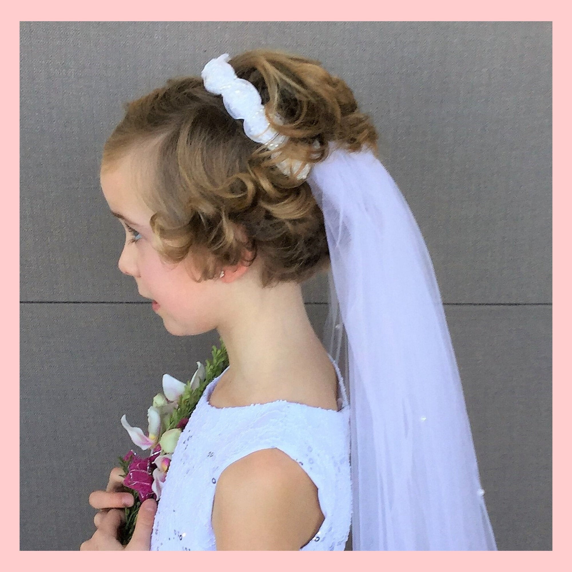 First Communion Updo Hairstyles