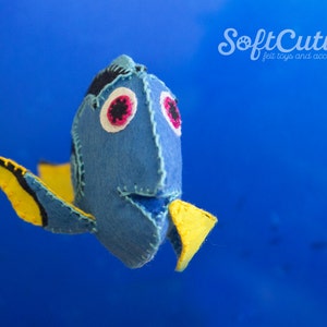 Dory. Stuffed Toy for Kids. Plush Fish. Handmade Felt Soft Toy. - Etsy