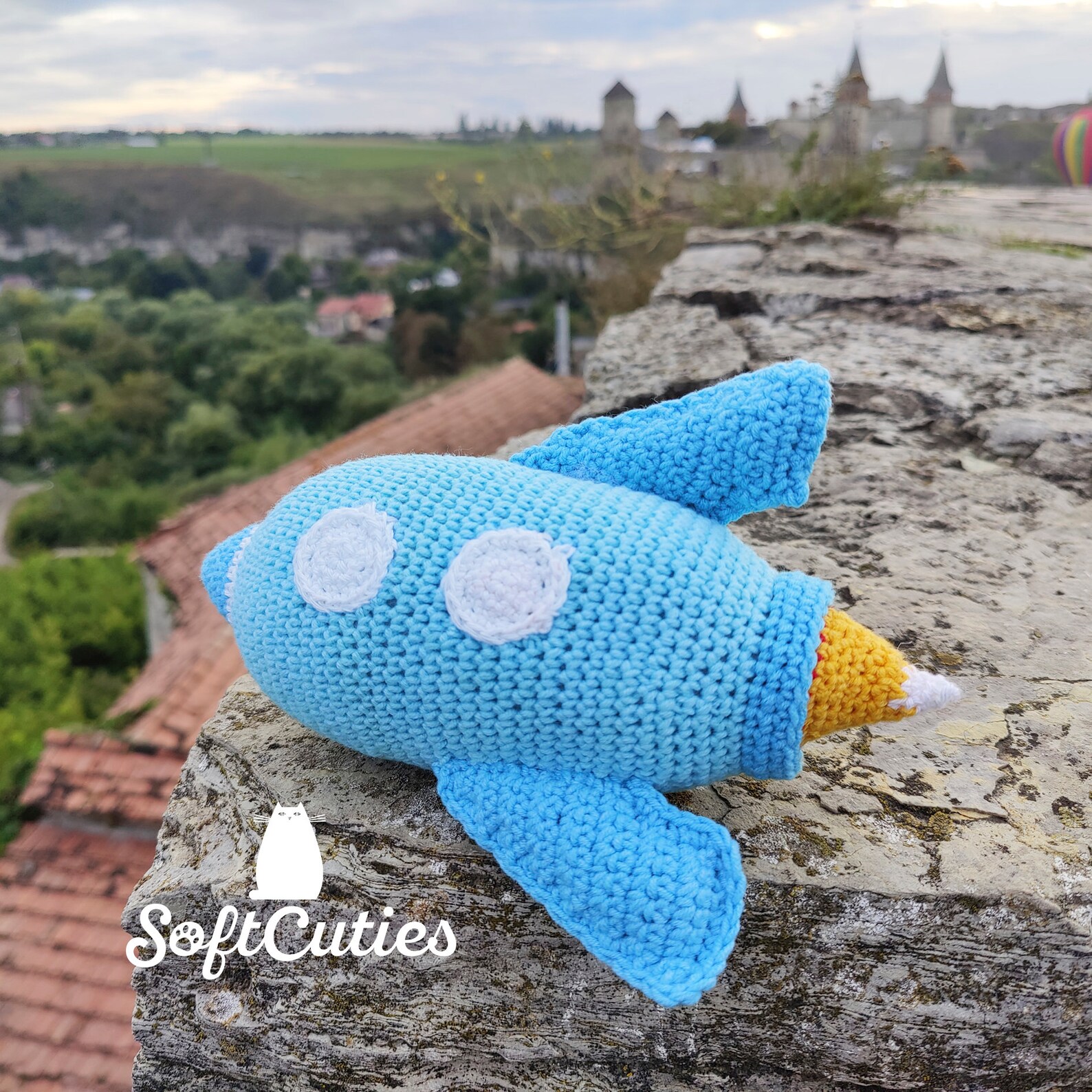 Stuffed Rocket Ship. Soft Toy Spaceship. Amigurumi Spaceship. - Etsy