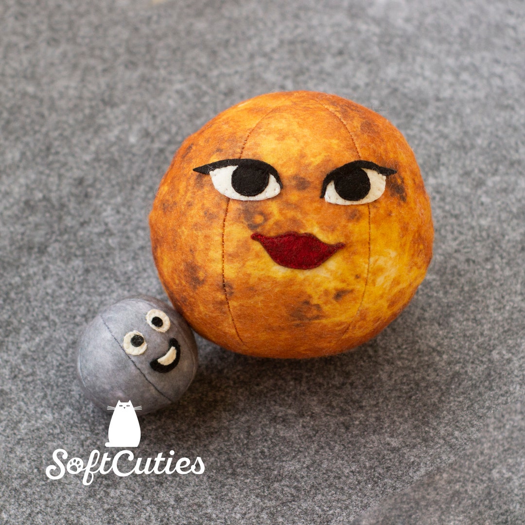 Made to Order. Mercury and Venus Soft Toys. Solar System. Toy Globe ...