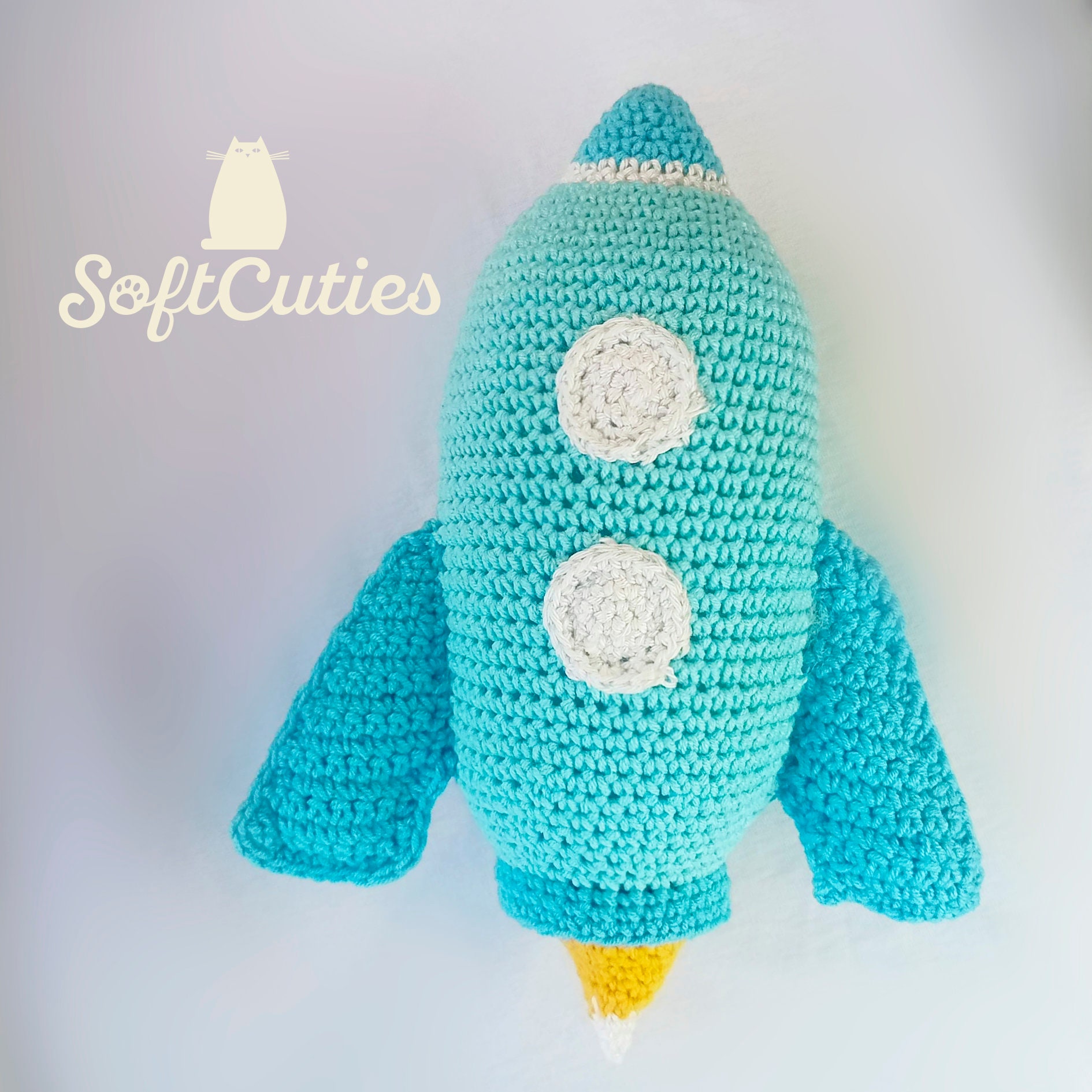 Stuffed Rocket Ship. Soft Toy Spaceship. Amigurumi Spaceship. - Etsy