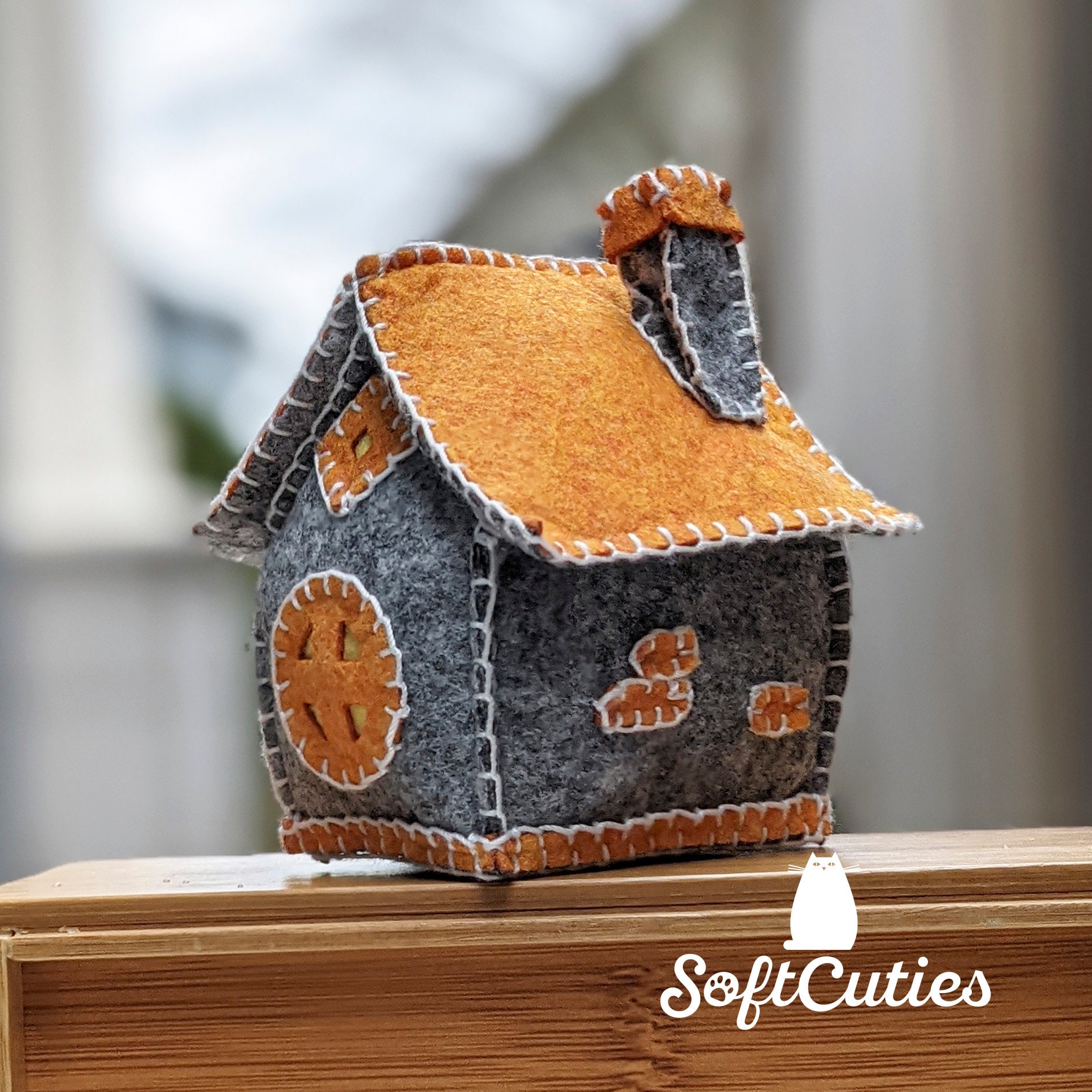 Tiny Felt Houses. Fairy Houses. Little Toy Houses - Etsy