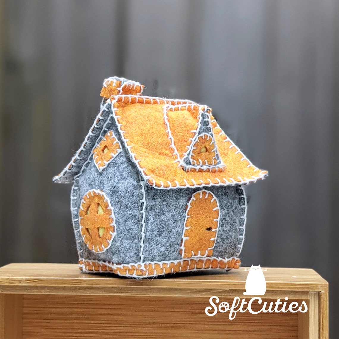 Tiny Felt Houses. Fairy Houses. Little Toy Houses - Etsy