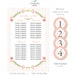 Seating Chart Template First Communion / Table Numbers Download / Table ...