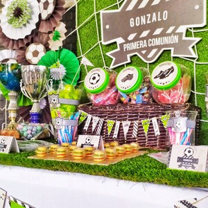Edit and Print Soccer, Football Party Decor / DIY Soccer Decoration ...