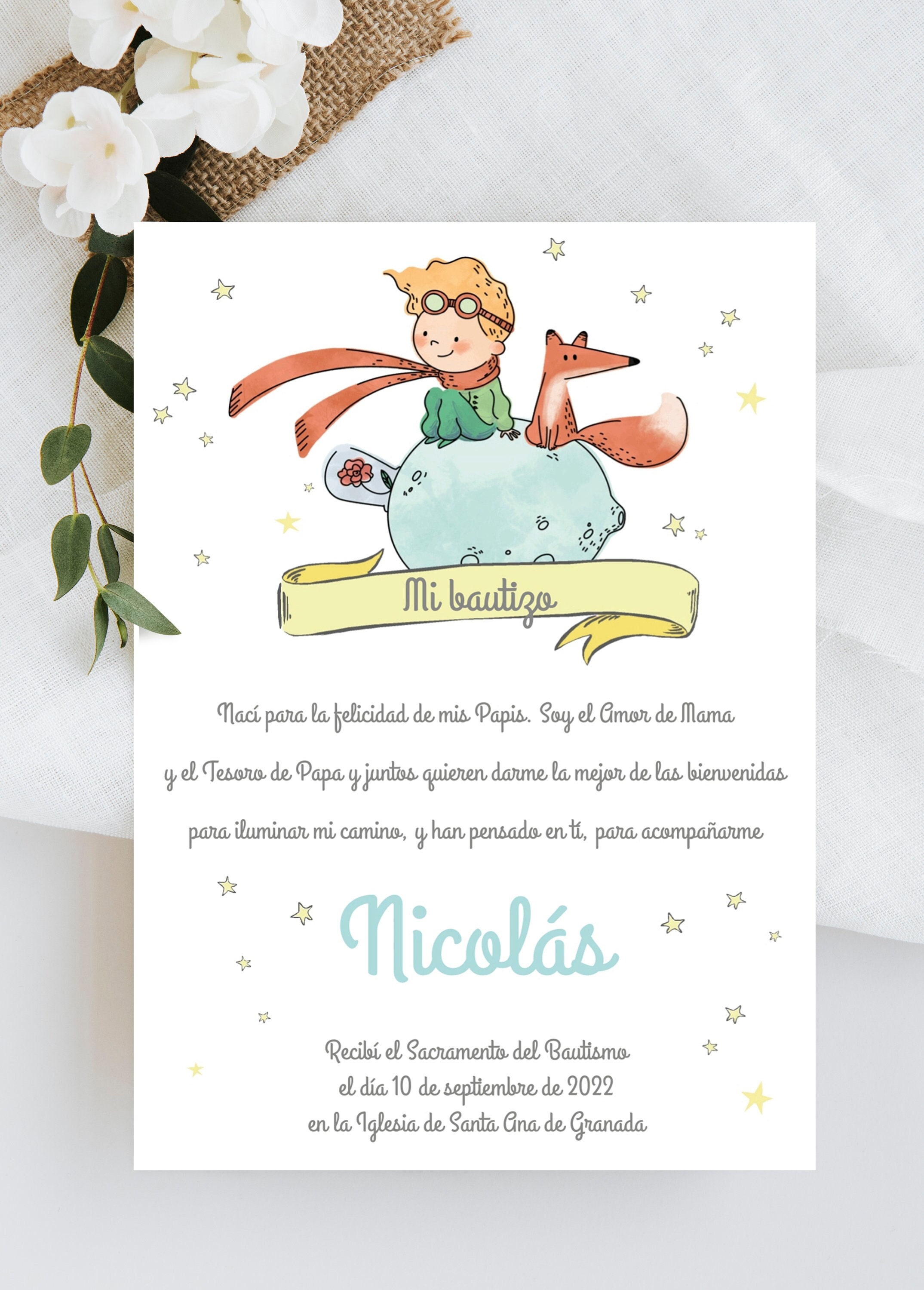 Invitaciones De Cumpleaños Del Principito