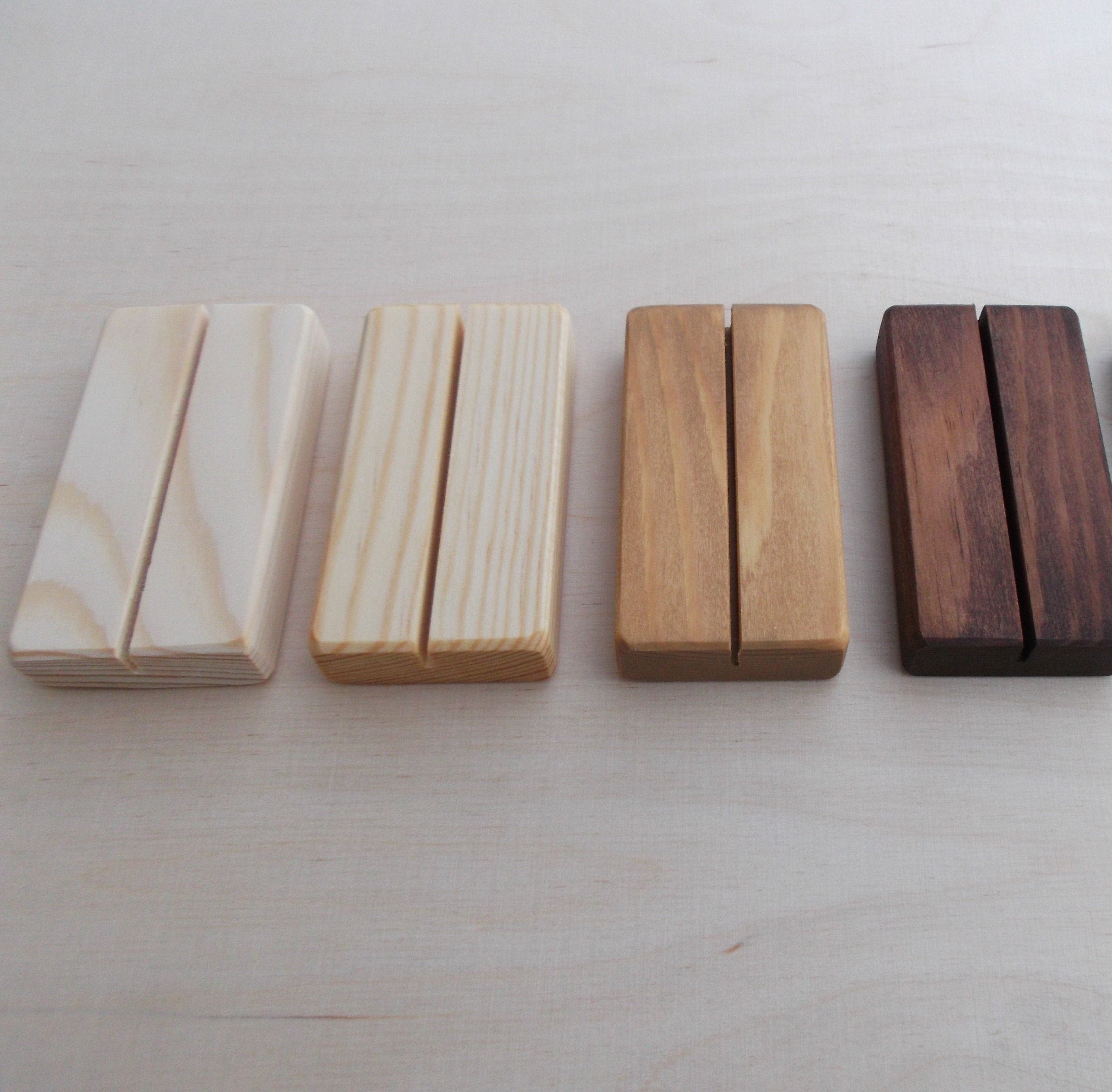 Paper & Party Supplies Wedding Decor DIY Rustic Table Number Holders ...