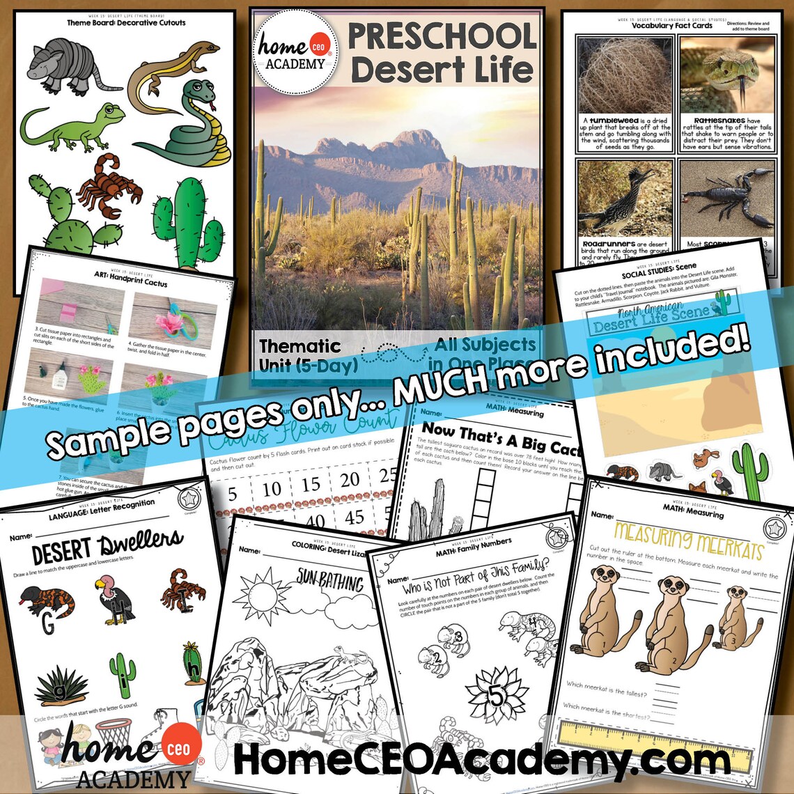 Preschool Homeschool Exploring Our Earth 9 Week Program - Etsy