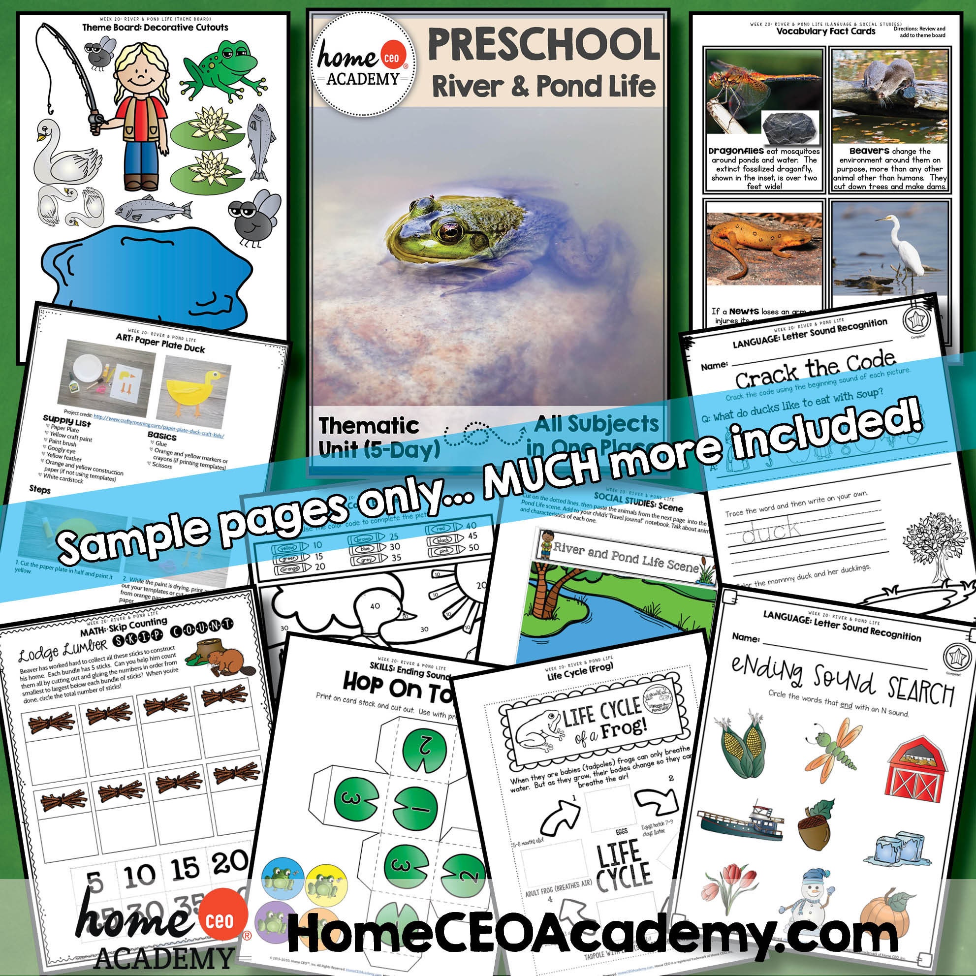 Preschool Homeschool Exploring Our Earth 9 Week Program - Etsy