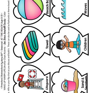 Preschool Homeschool Summer Beach Unit - Etsy