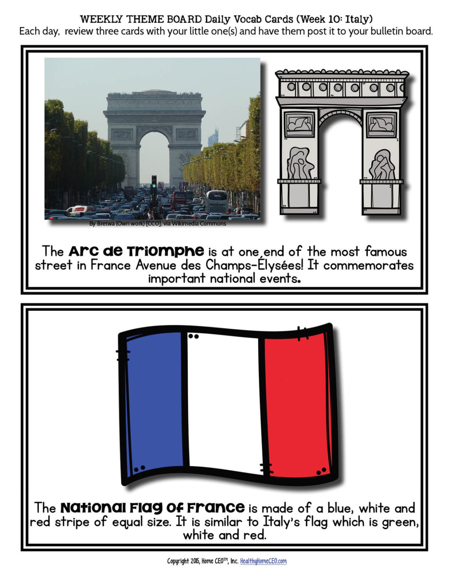 Preschool Homeschool France Unit - Etsy