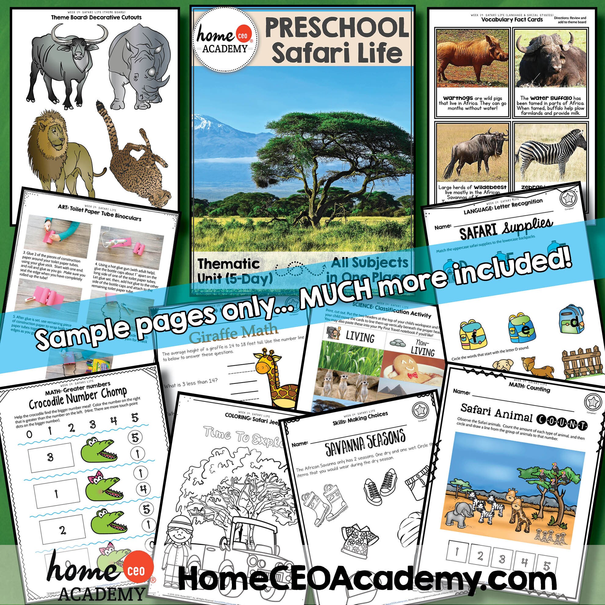 Preschool Homeschool Exploring Our Earth 9 Week Program - Etsy