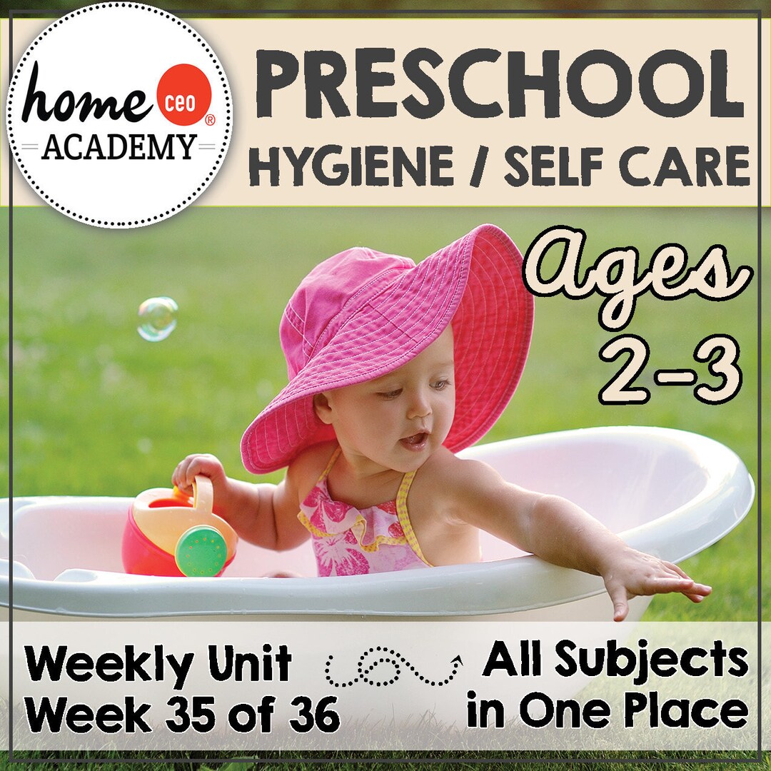 Preschool Homeschool Hygiene/self Care Unit - Etsy